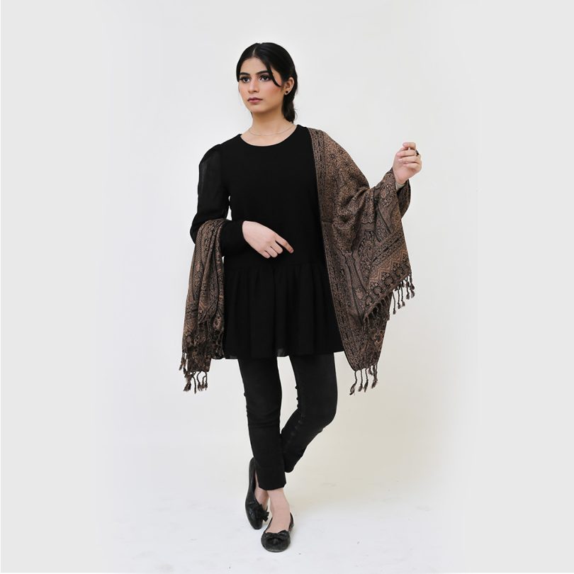 Dark Brown Wool Stoller – Mardmaan